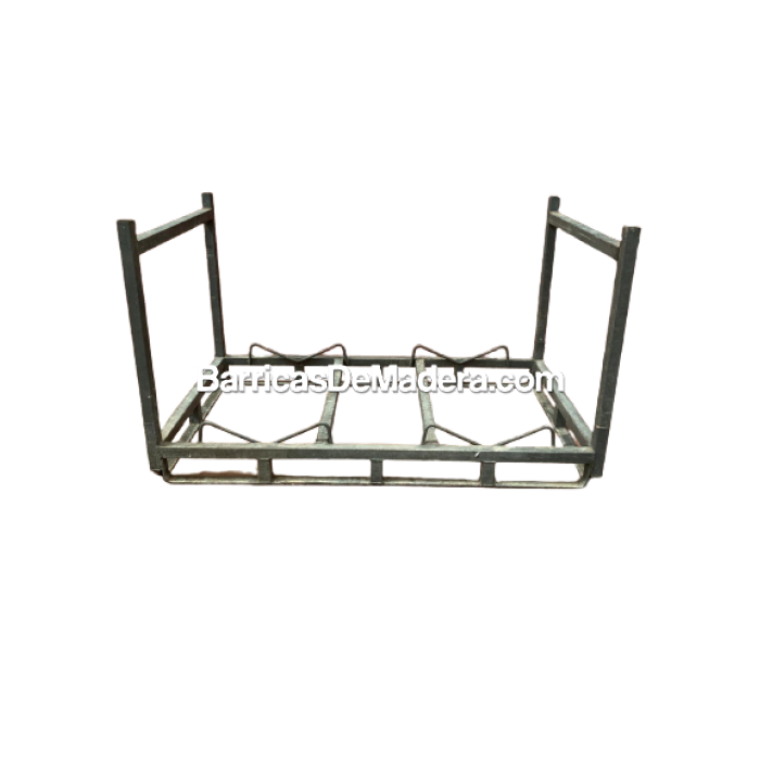 Used metal racks for barrels 225L for full truckloads